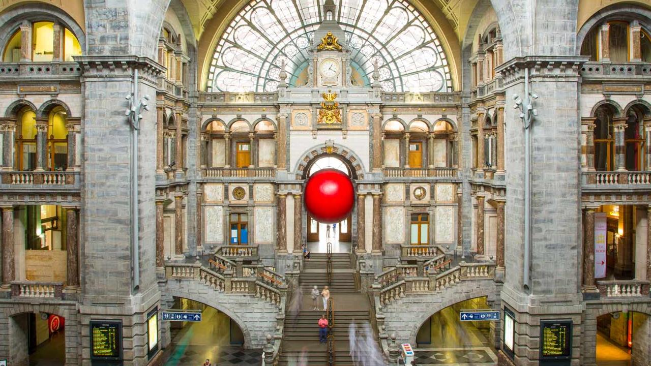 The RedBall Project art installation - 高清壁纸 - 浮云网
