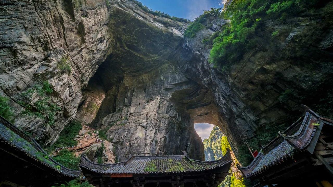 Three Natural Bridges - 高清壁纸 - 浮云网