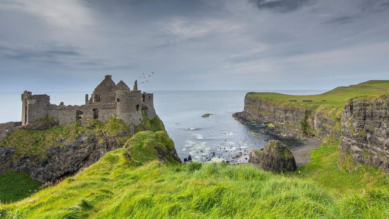 Dunluce Castle - 高清壁纸 - 浮云网
